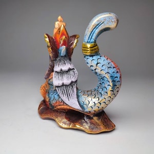 Handmade Naga Basuki, Balinese Dragon Style, Dragon Statue, Wooden ...