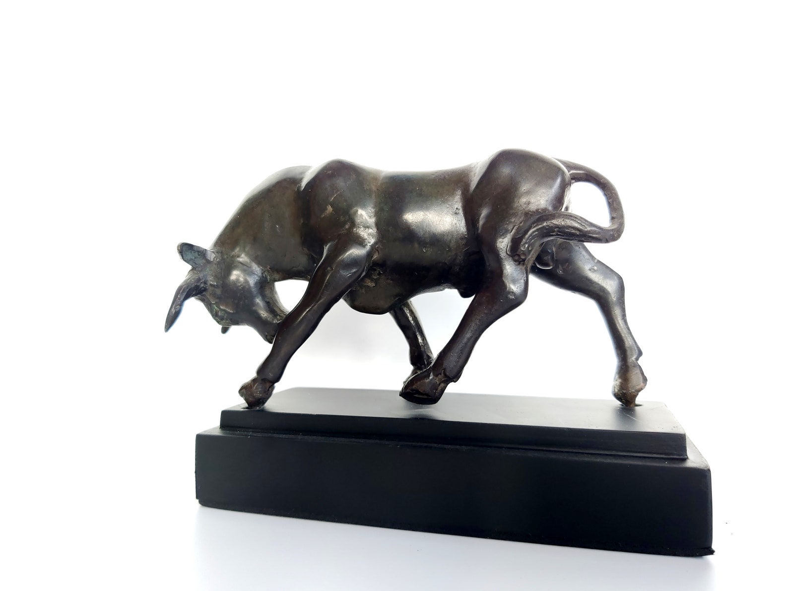 Bronze Stier Statue, Stier Figur, Sternzeichen Statue, Stier, Wildes ...