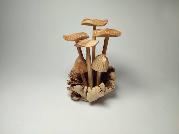 Art & Collectibles Sculpture Home Decor Parasite Wood Wood Carving ...