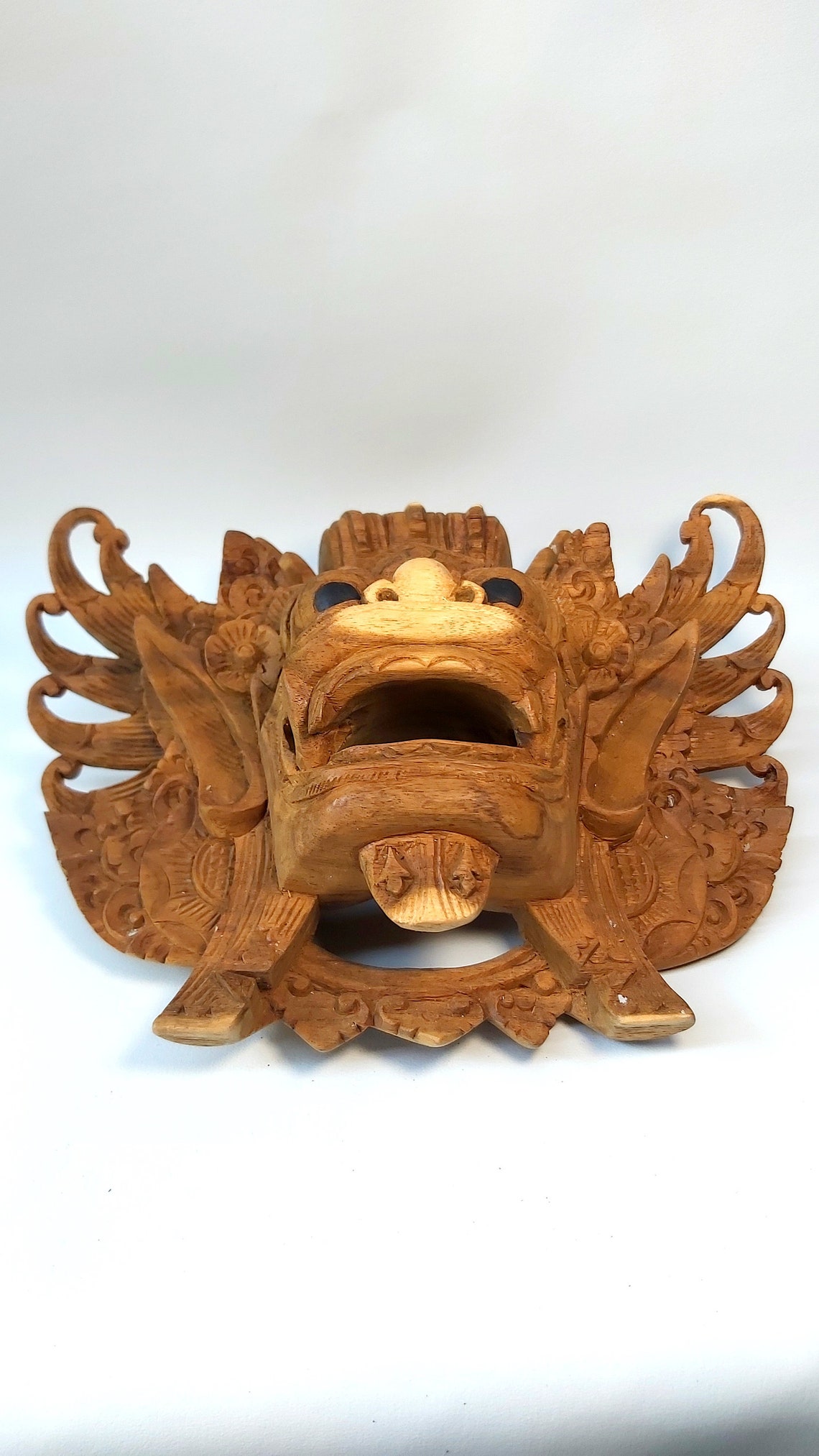 Balinese Barong Mask Wood Carving Handmade Barong Statue - Etsy