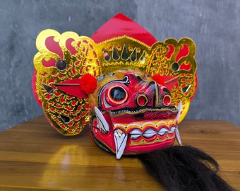 Balinese Bali Barong Temporary Tattoo Sticker set of 2 - Etsy