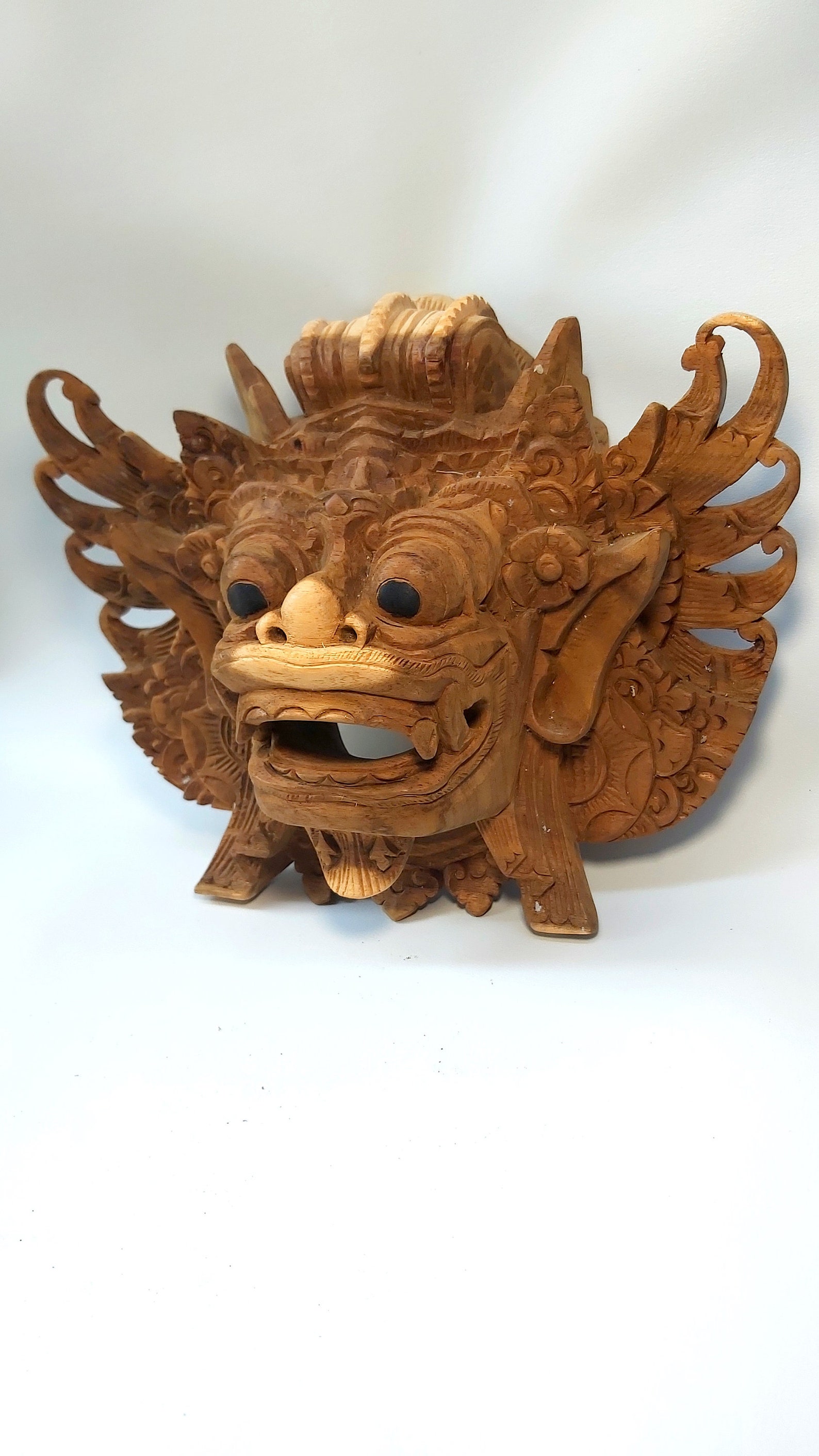 Balinese Barong Mask Wood Carving Handmade Barong Statue - Etsy