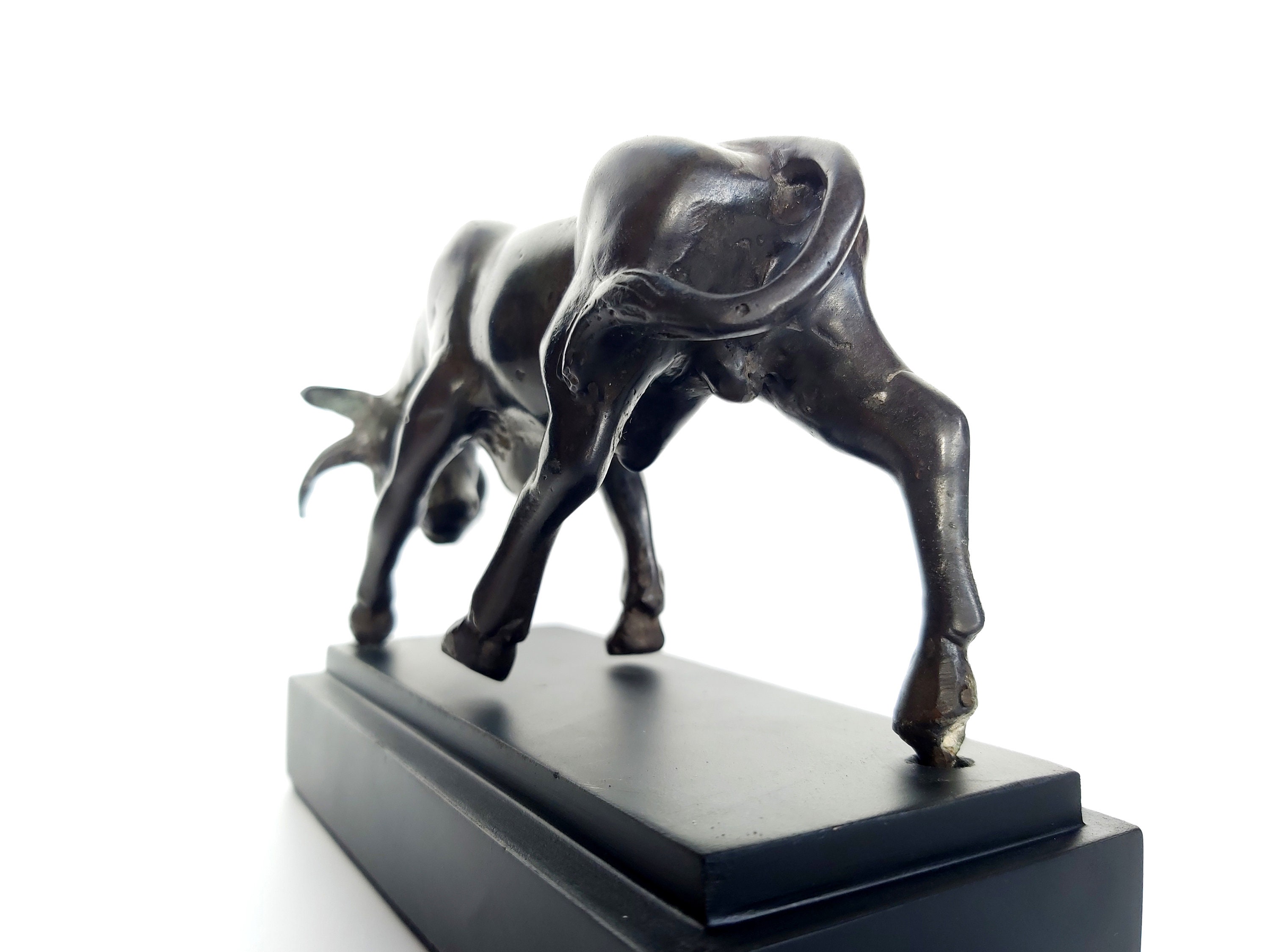 Bronze Stier Statue, Stier Figur, Sternzeichen Statue, Stier, Wildes ...