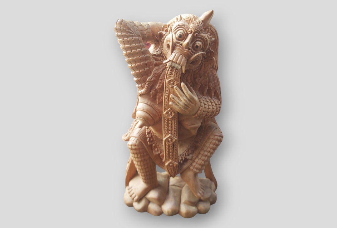 Wooden Rangda Statue, Rare Rangda Statue, Quin of Damon, Balinese ...