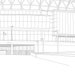 Wembley Stadium, London, UK, Line Art Drawing, Sports Stadium, Landmark ...