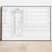 Buckingham Palace Guard, London, Line Art Drawing, Art Print, Home and ...