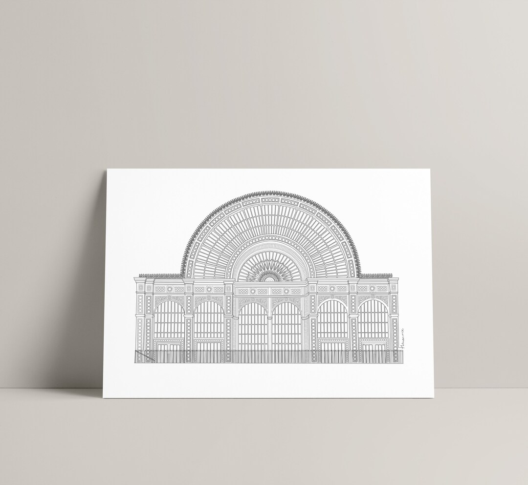 Royal Opera House, Windows Detail, London, Line Art, Line Drawing ...