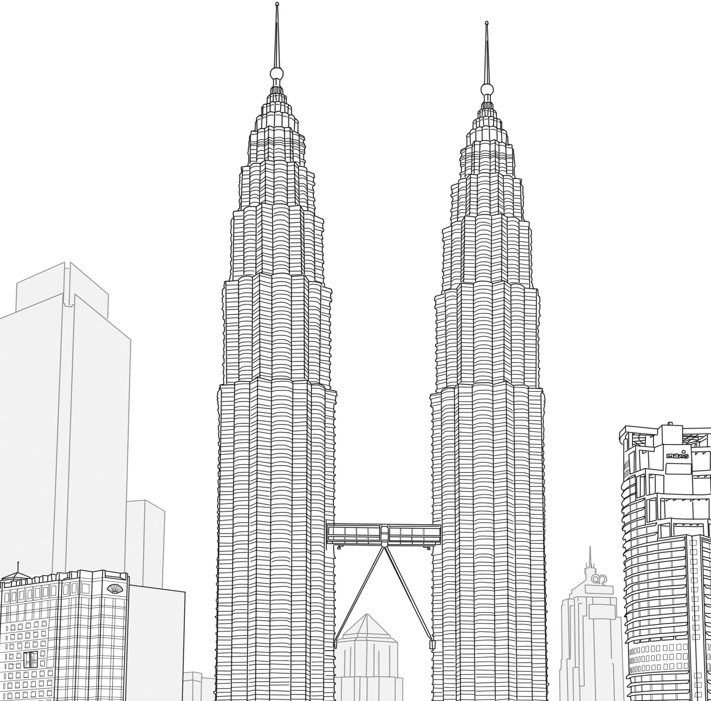 Klcc Illustration