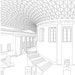 British Museum, London, Line Art Drawing, Landmark, Home and Travel ...