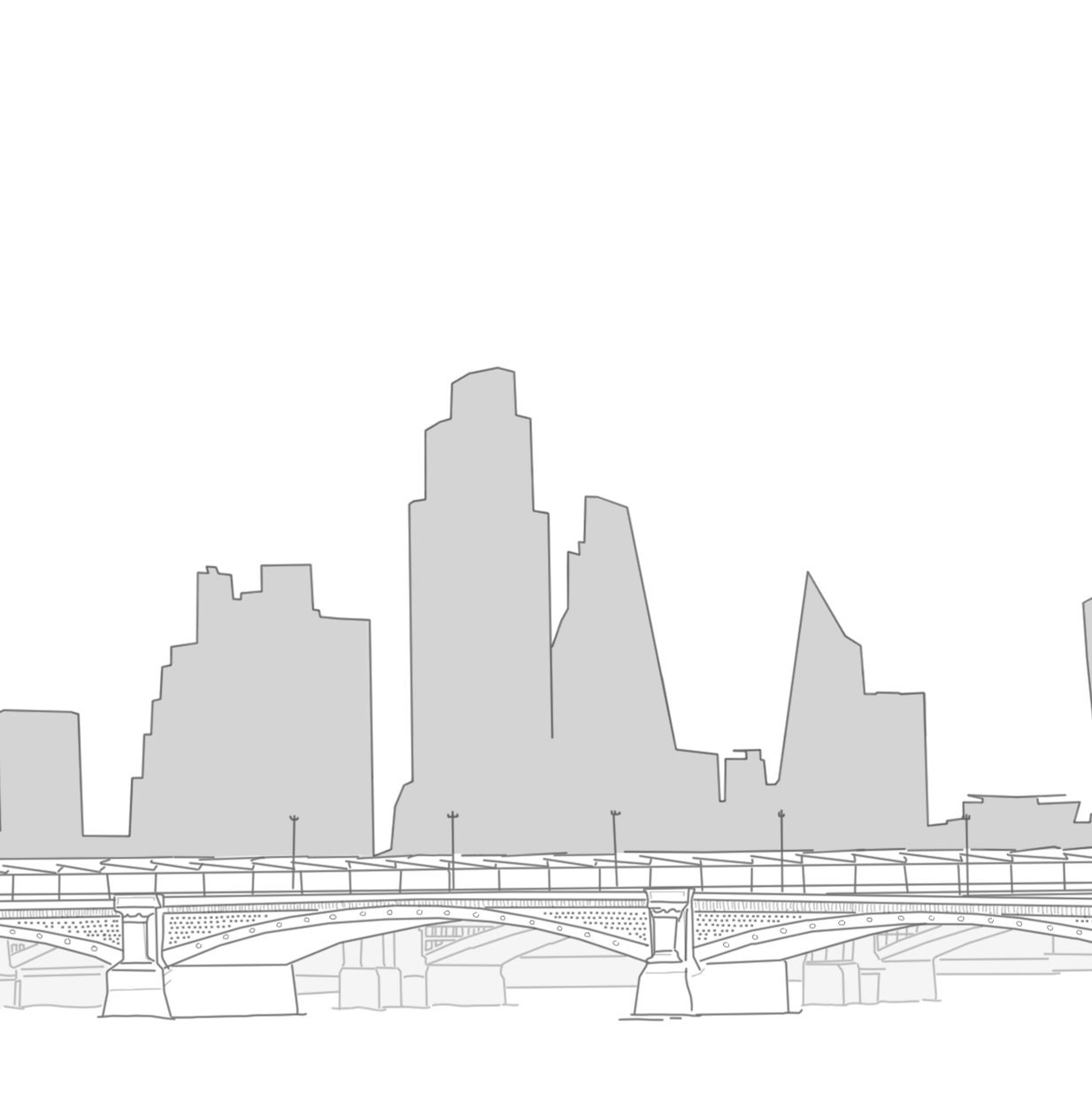 Oxo Tower London Travel Art Line Art Line Drawing Digital - Etsy