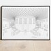 British Museum, London, Line Art Drawing, Landmark, Home and Travel ...