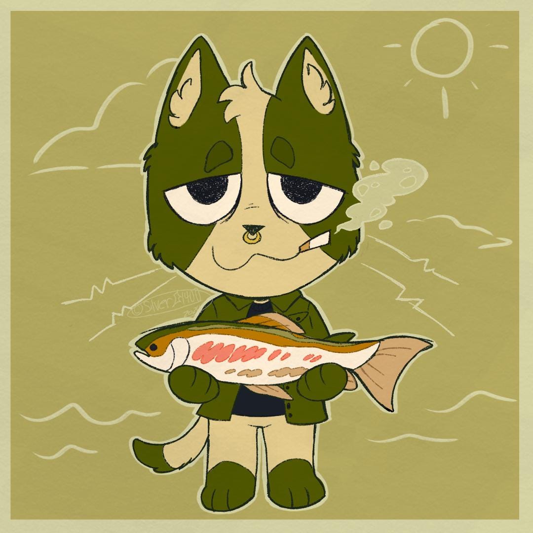 Custom WEBFISHING Fursona Art Commission - Etsy