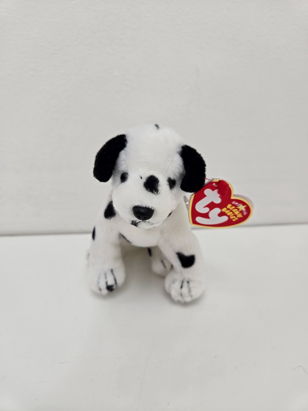 Ty *keychain* Beanie Baby “dizzy” the Dalmatian Dog - SMALL Metal Key ...