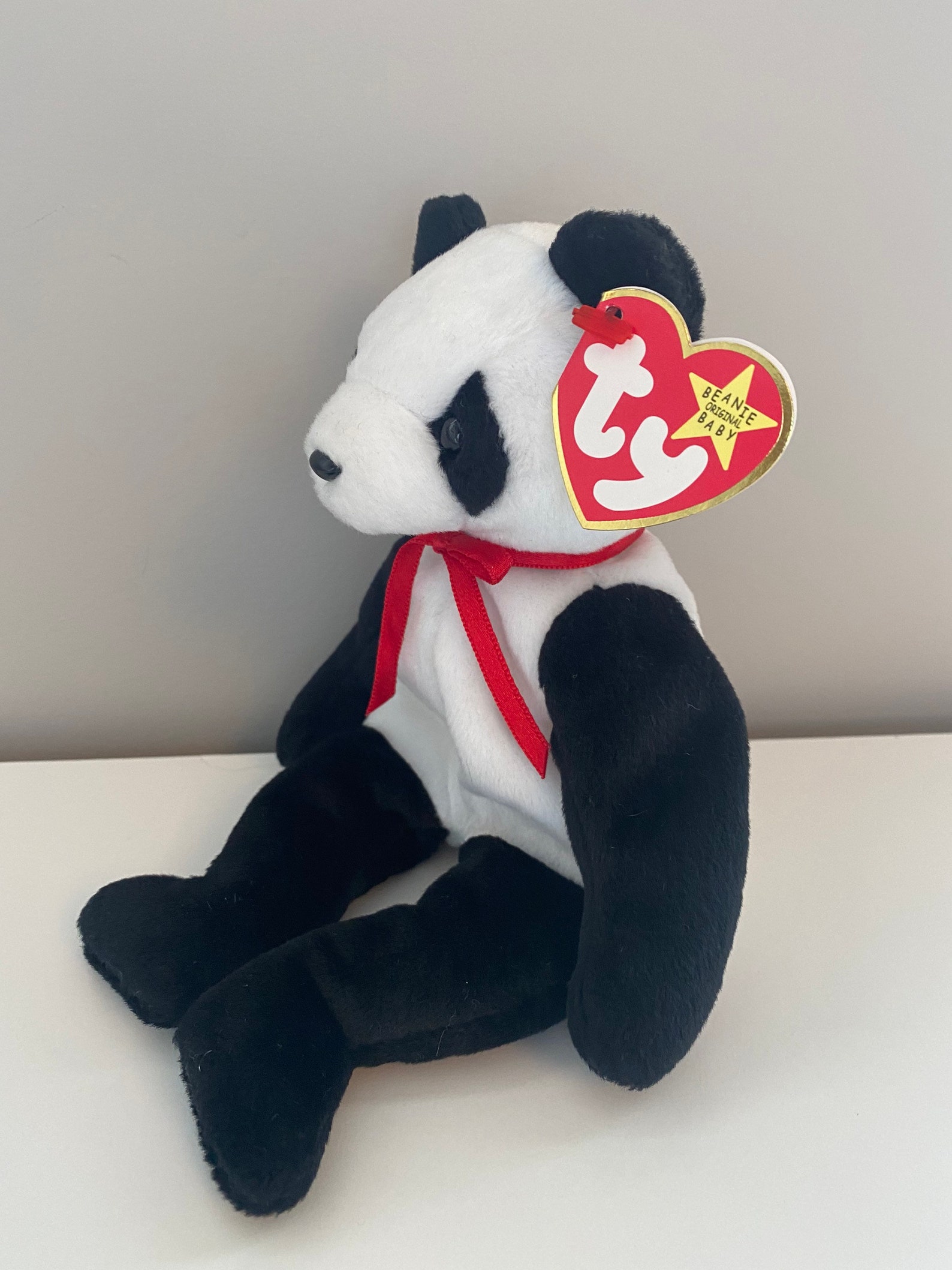 TY Beanie Baby Fortune the Panda Bear 8.5 inch | Etsy