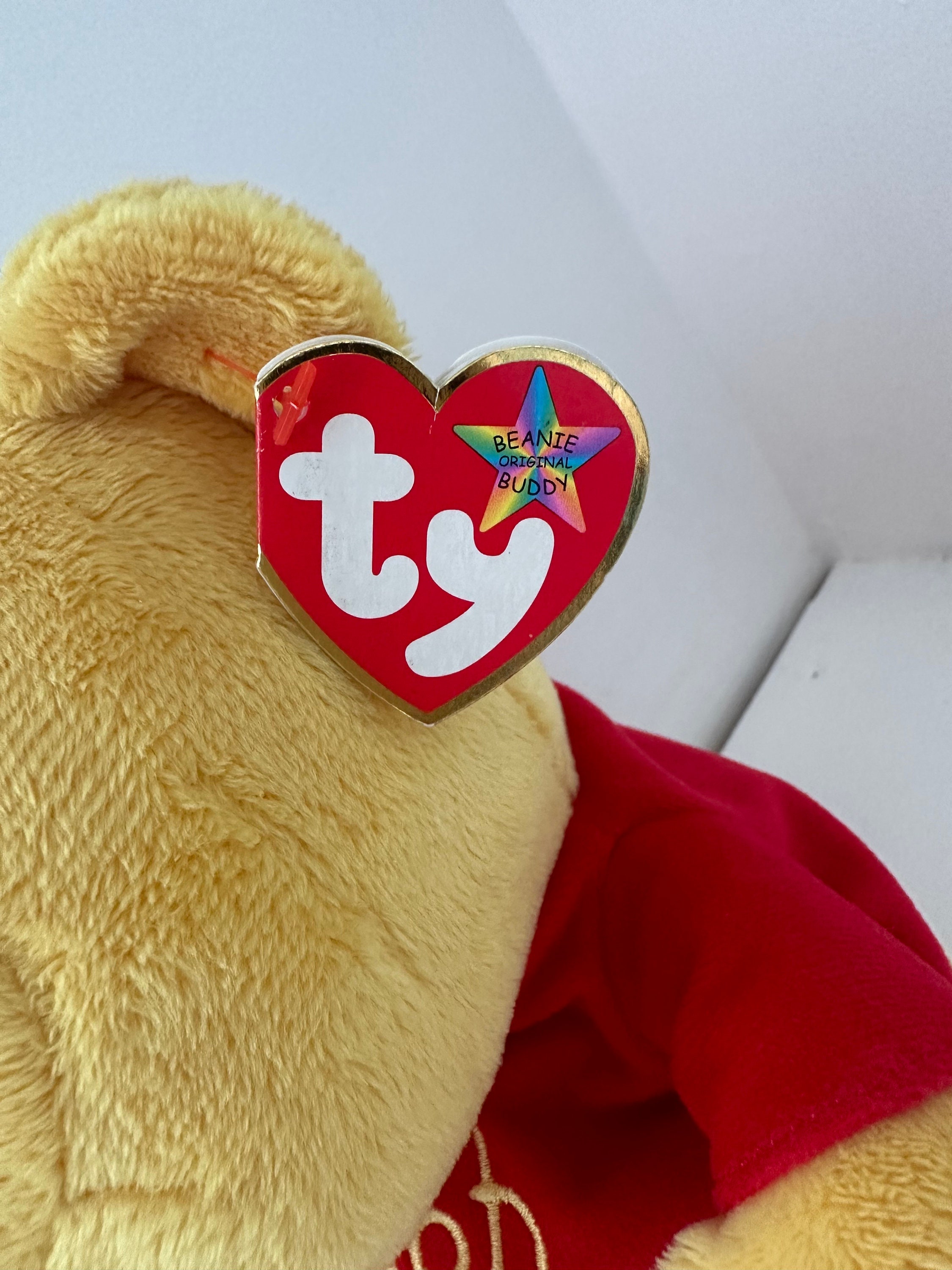 Ty Beanie Buddy “winnie the Pooh” the Bear From Disneys Winnie the Pooh ...