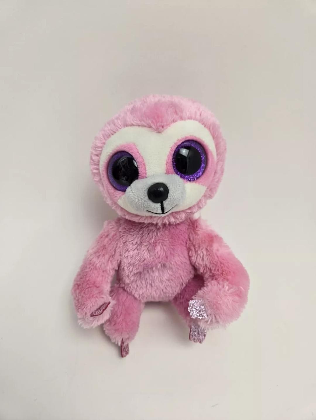 Ty Beanie Boo “simone” the Pink Sloth - No Hang Tag Claire's Exclusive ...