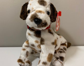 Ty Beanie Baby brutus the Puppy Dog Rottweiler Sitting Version rare 7 ...