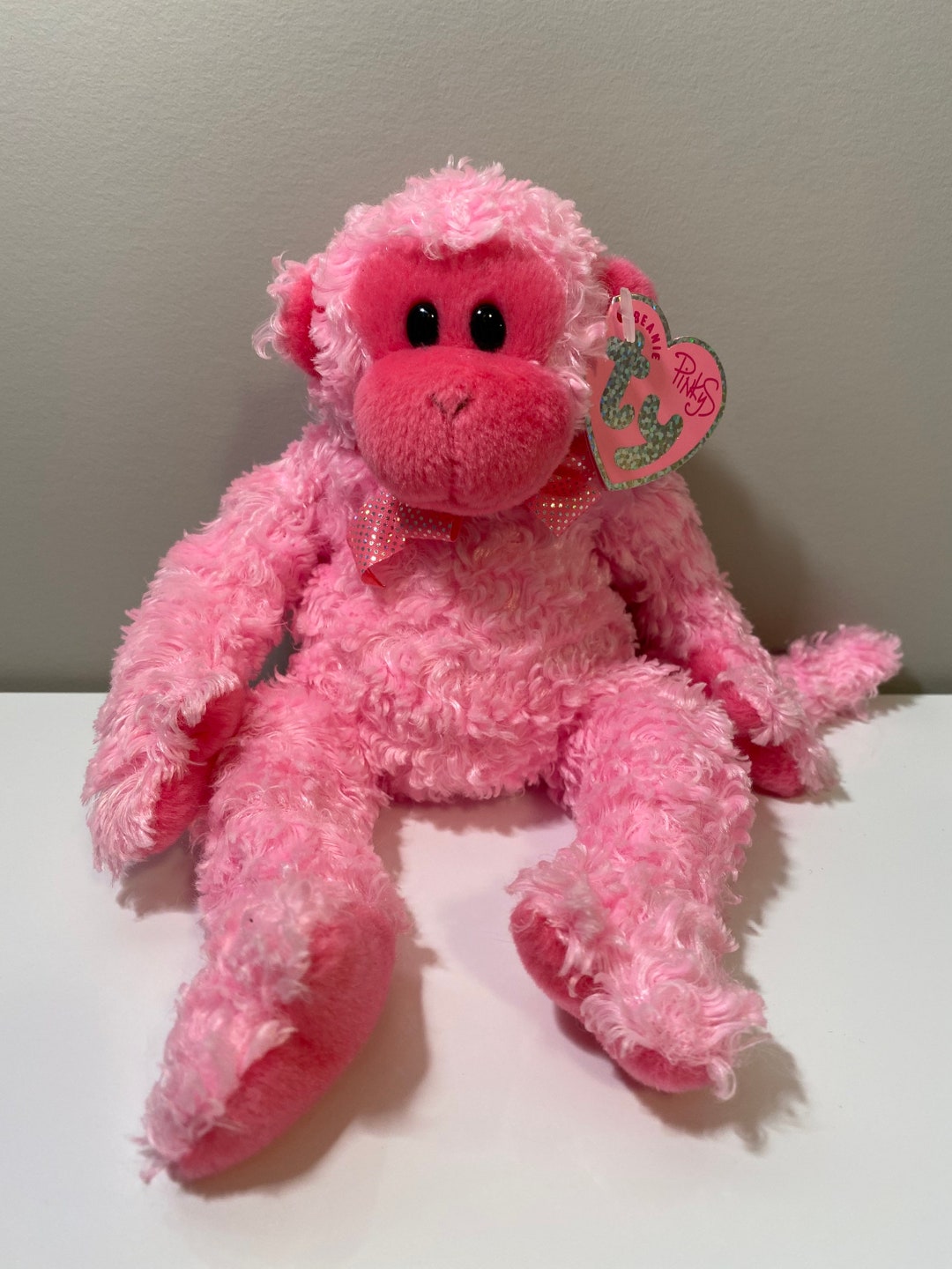 TY Beanie Baby julep the Pink Monkey 6 Inch - Etsy