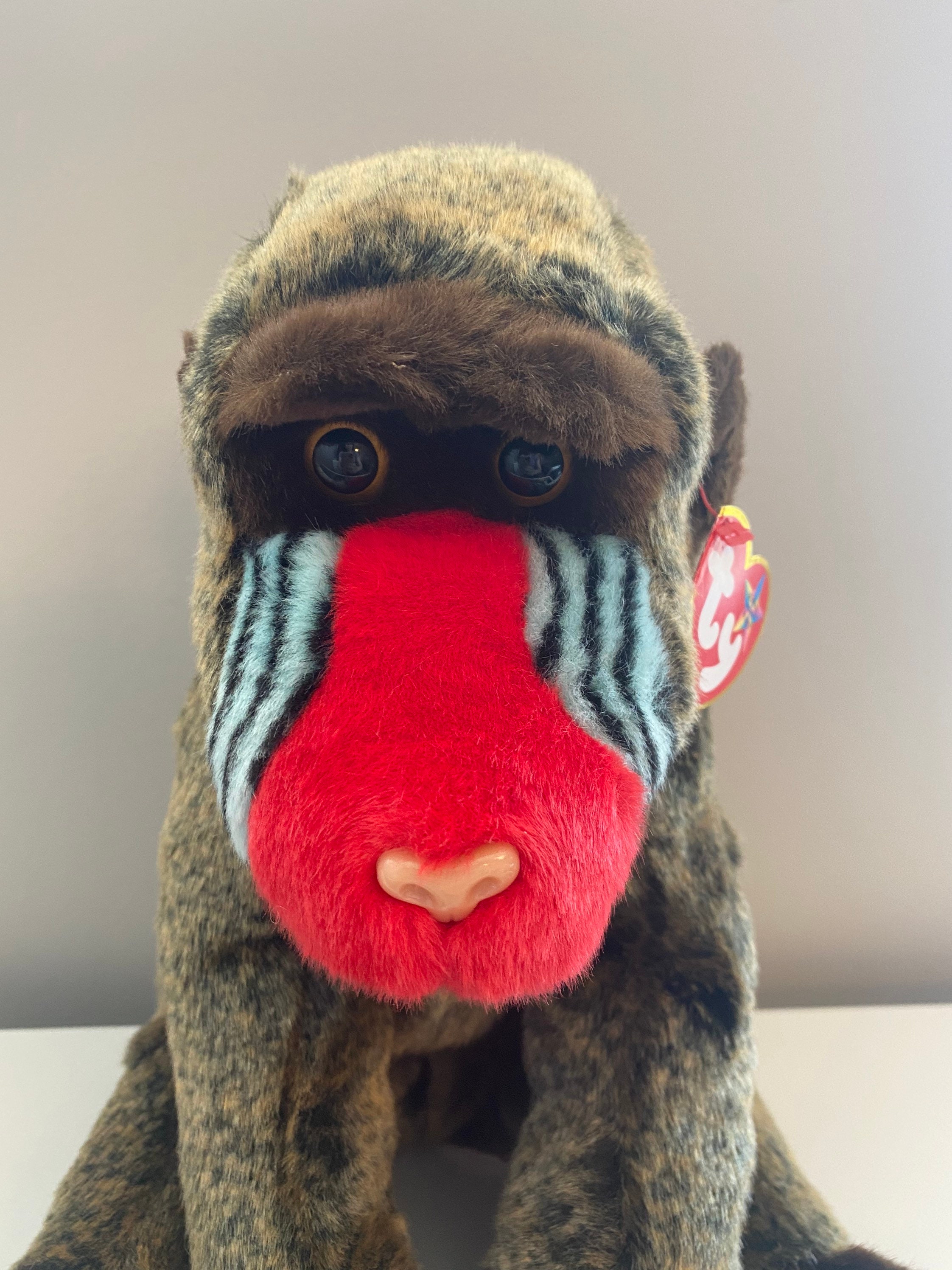 Ty Beanie Buddy Cheeks the Rainbow Butt Baboon 10.5 Inch Etsy UK