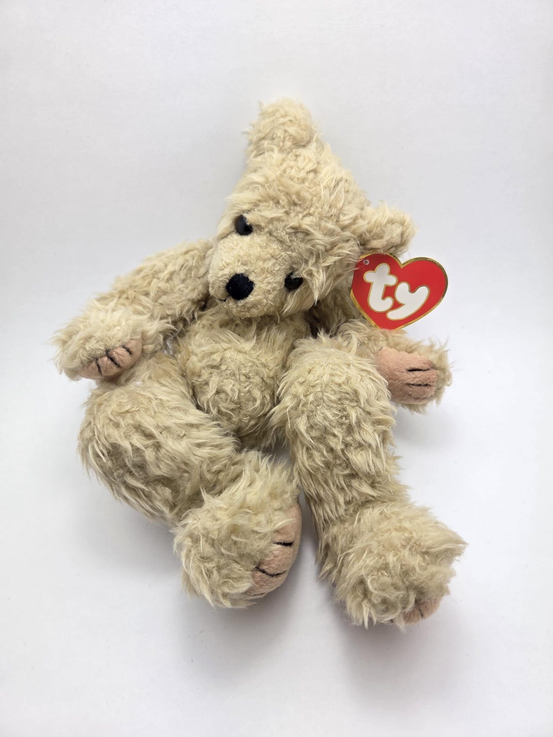 Ty “fuzzy” the Bear Designed by Sally Winey - Jointed Bear *rare* (6 ...