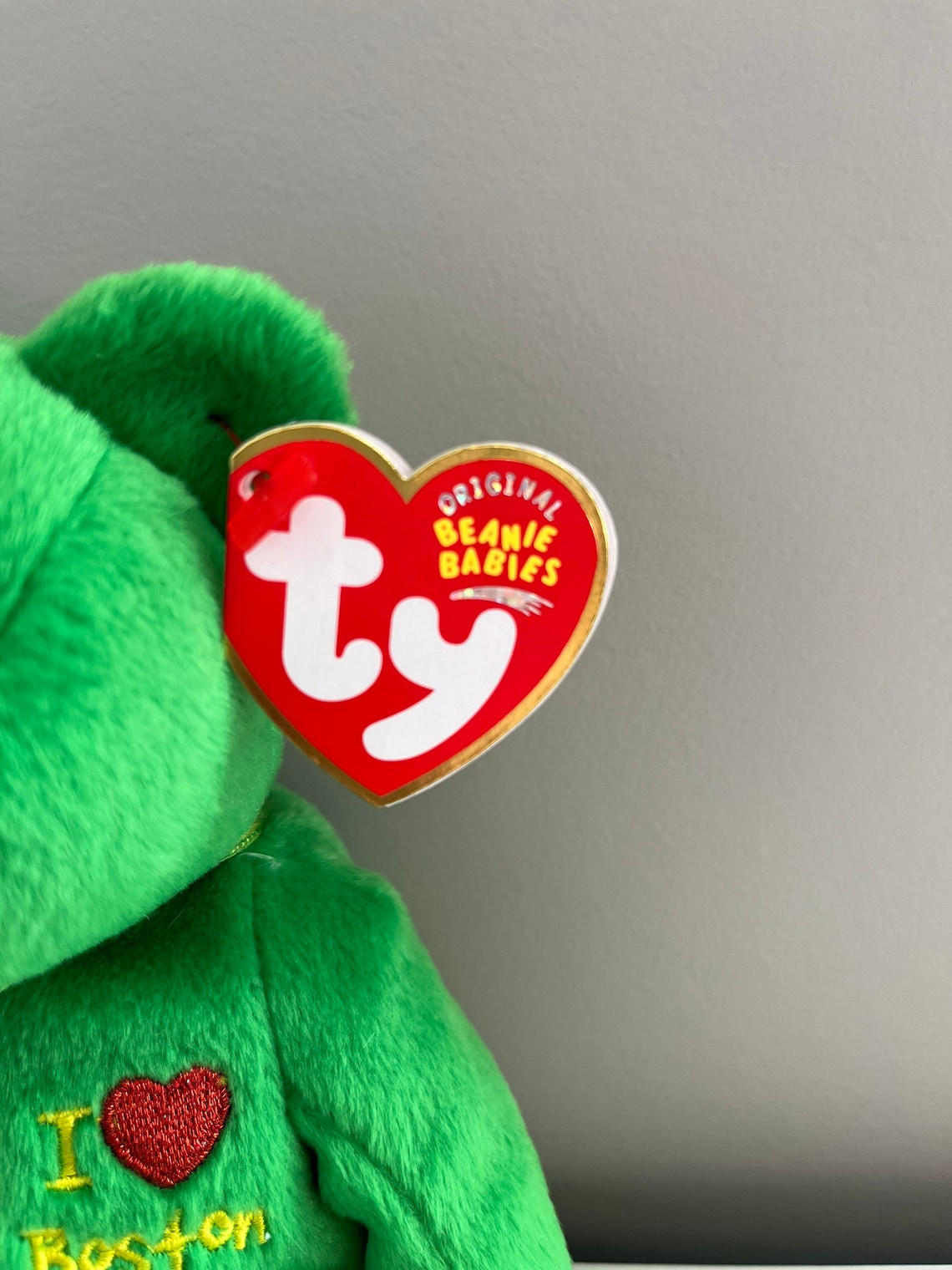 TY Beanie Baby boston the I Love Boston Bear City - Etsy