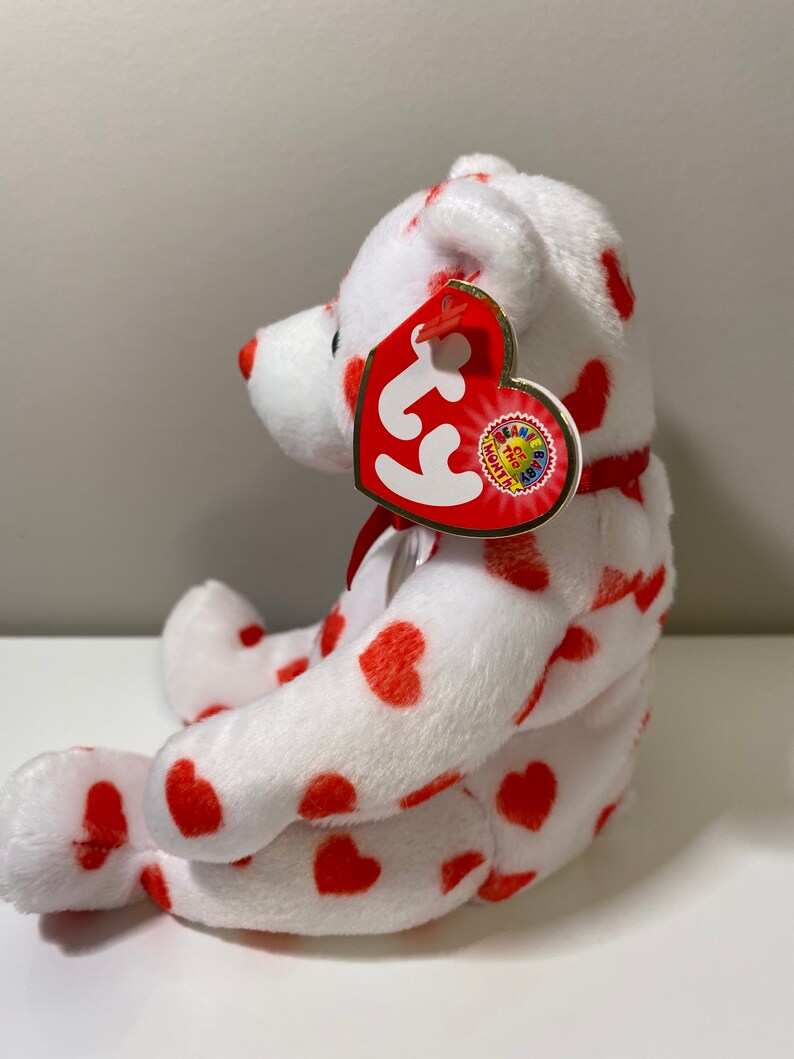 TY Beanie Baby heartthrob the Valentines Day Bear Plush - Etsy