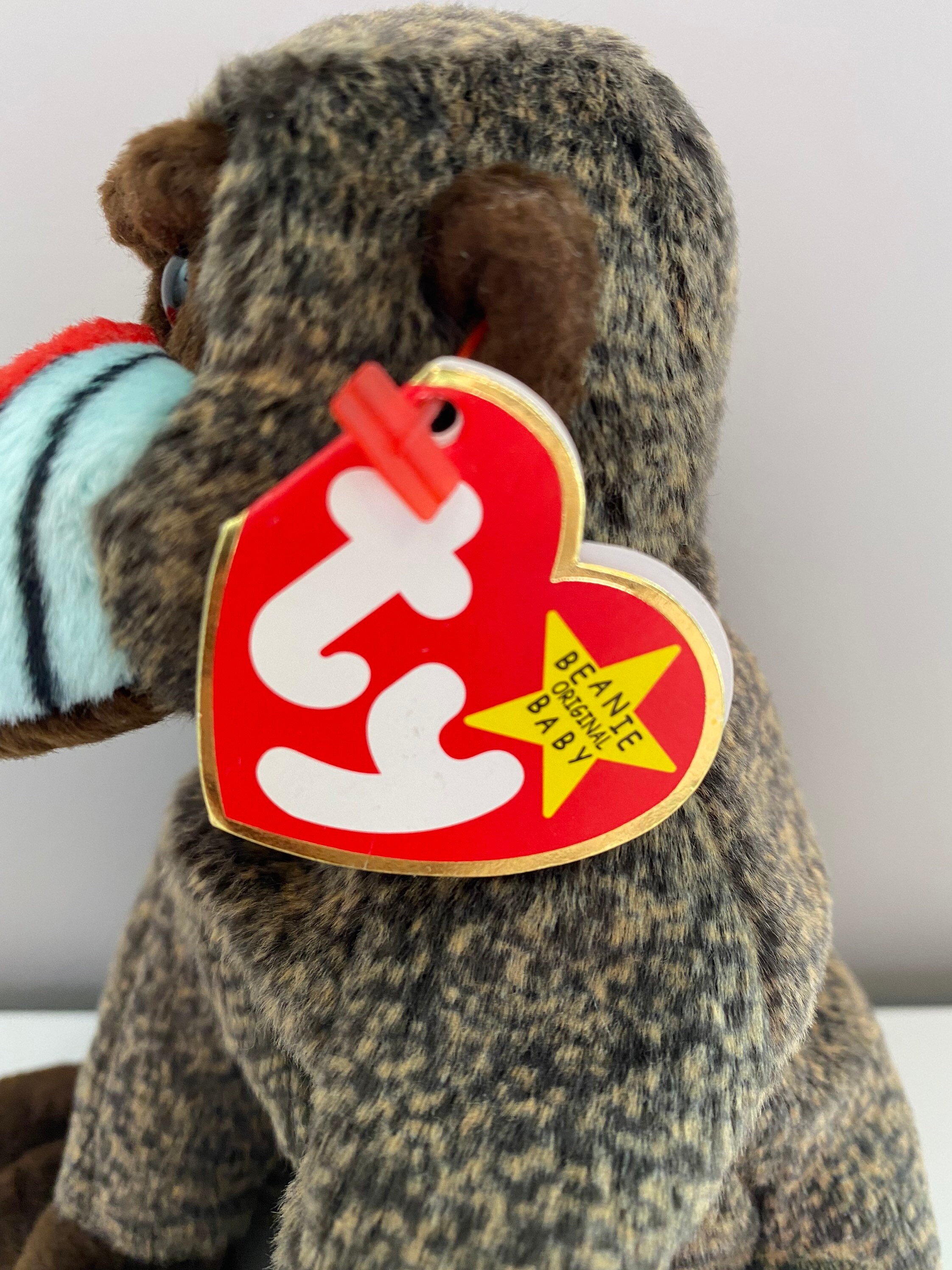 TY Beanie Baby cheeks the Baboon With Rainbow Coloured Bum - Etsy