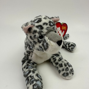 Ty Beanie Baby sundar the Snow Leopard Internet Exclusive rare 8.5 Inch ...