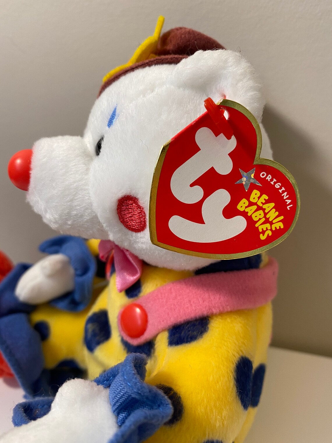 TY Beanie Baby Juggles the Clown Rare 6.5 inch | Etsy
