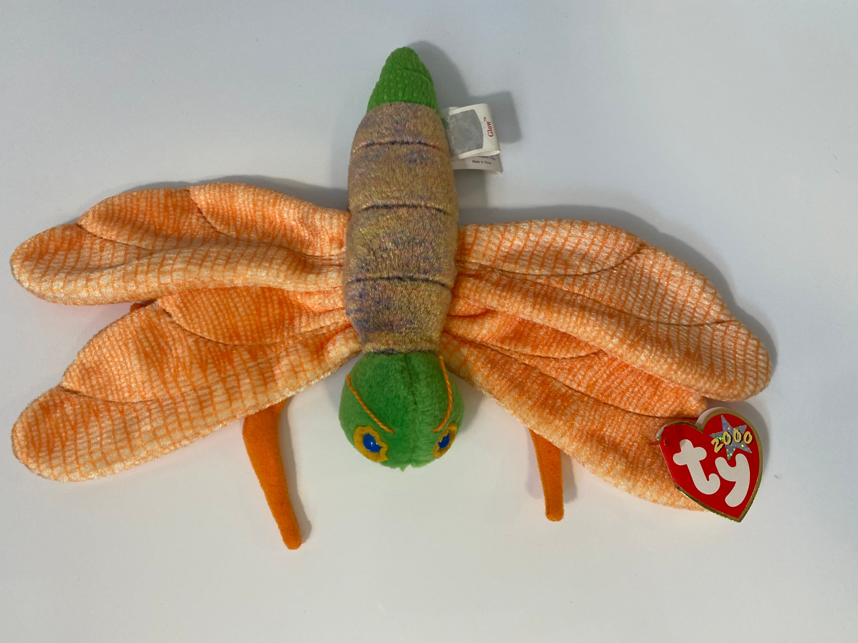 TY Beanie Baby Glow the Lightning Bug 10.5 inch | Etsy