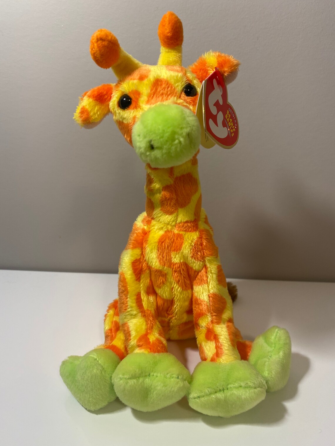 TY Beanie Baby Giraffiti the Giraffe Plush Circus Beanie | Etsy