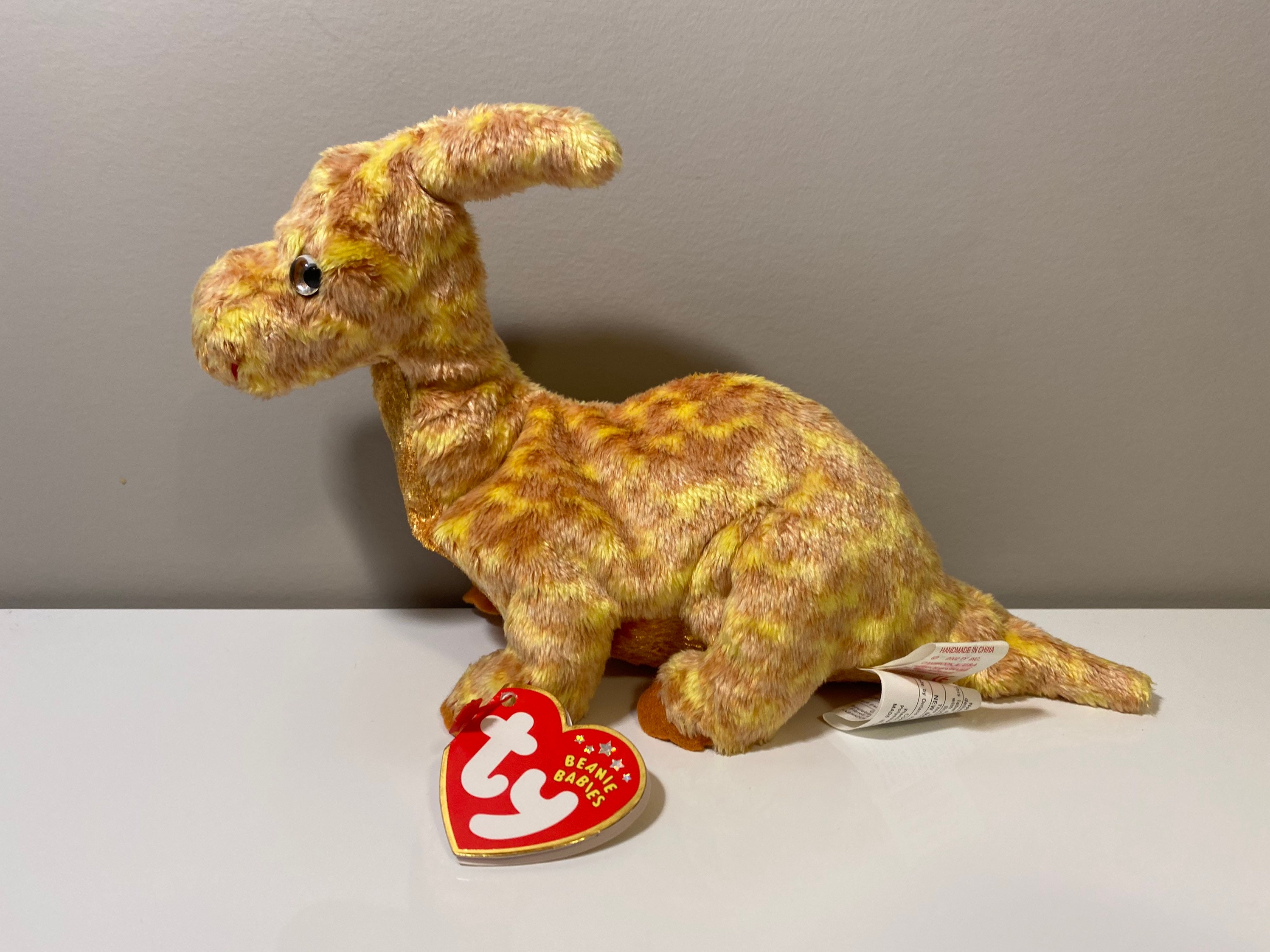 TY Beanie Baby Tooter the Adorable Dinosaur Plush 8 inch | Etsy