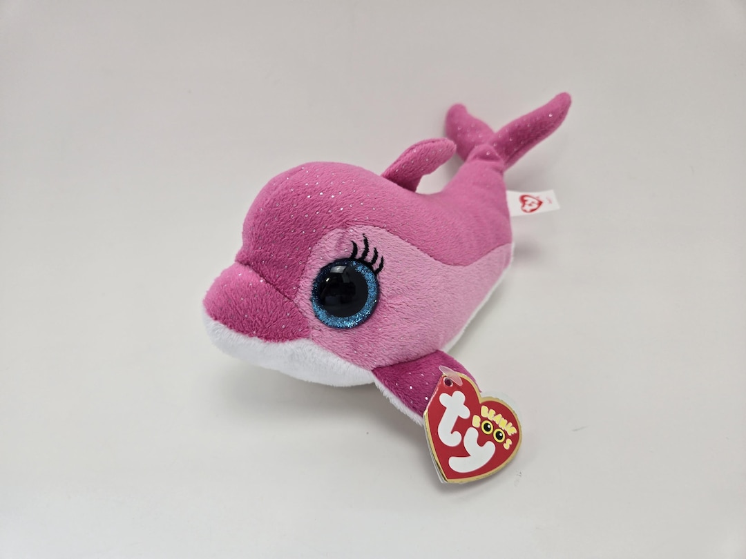 Ty Beanie Boo “surf” the Pink Dolphin (6 Inch) - Etsy
