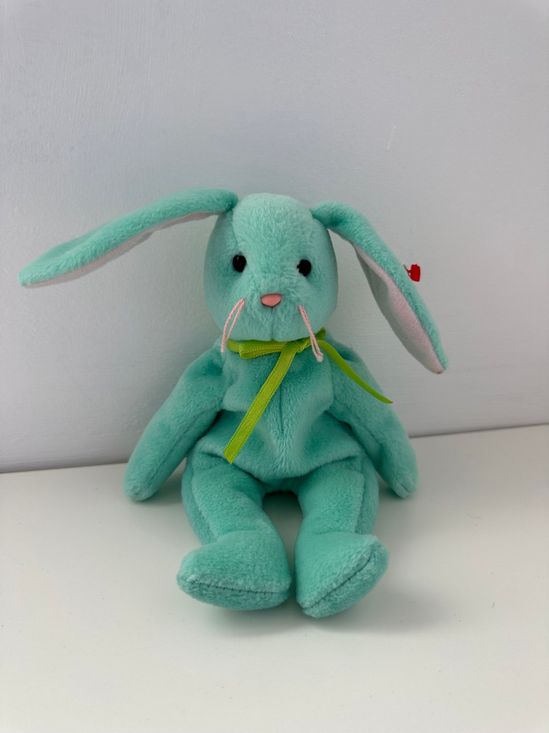 Ty Beanie Baby “hippity” the Green / Teal Bunny ! (8.5 Inch) - Etsy