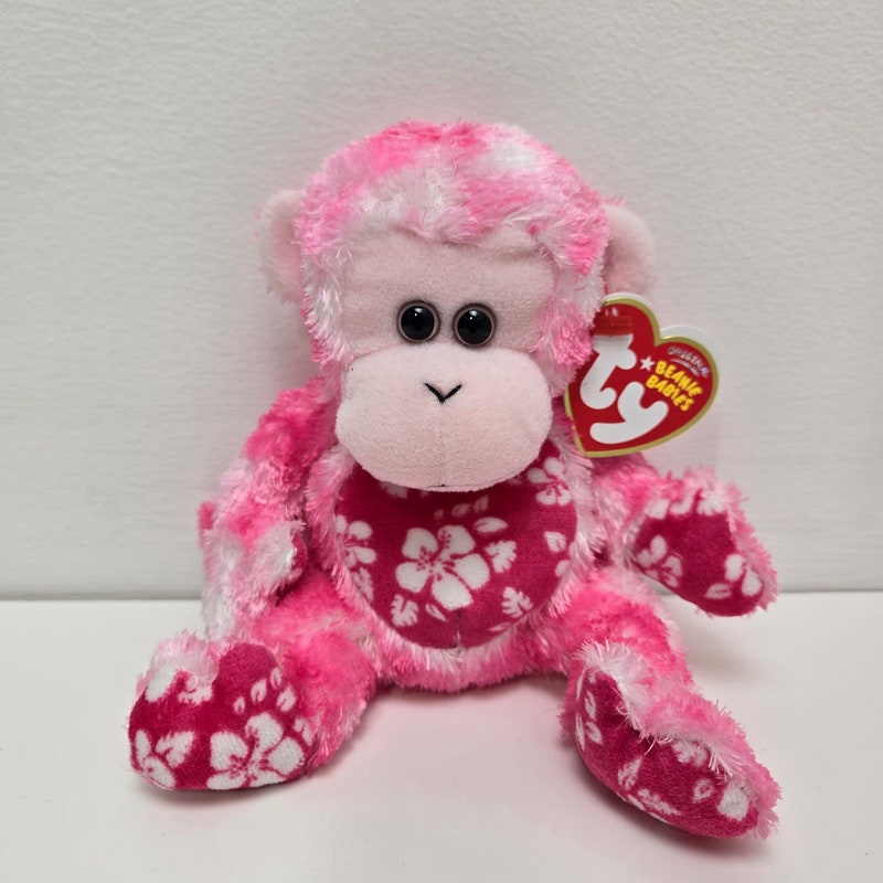 Pink Monkey Plush - Etsy