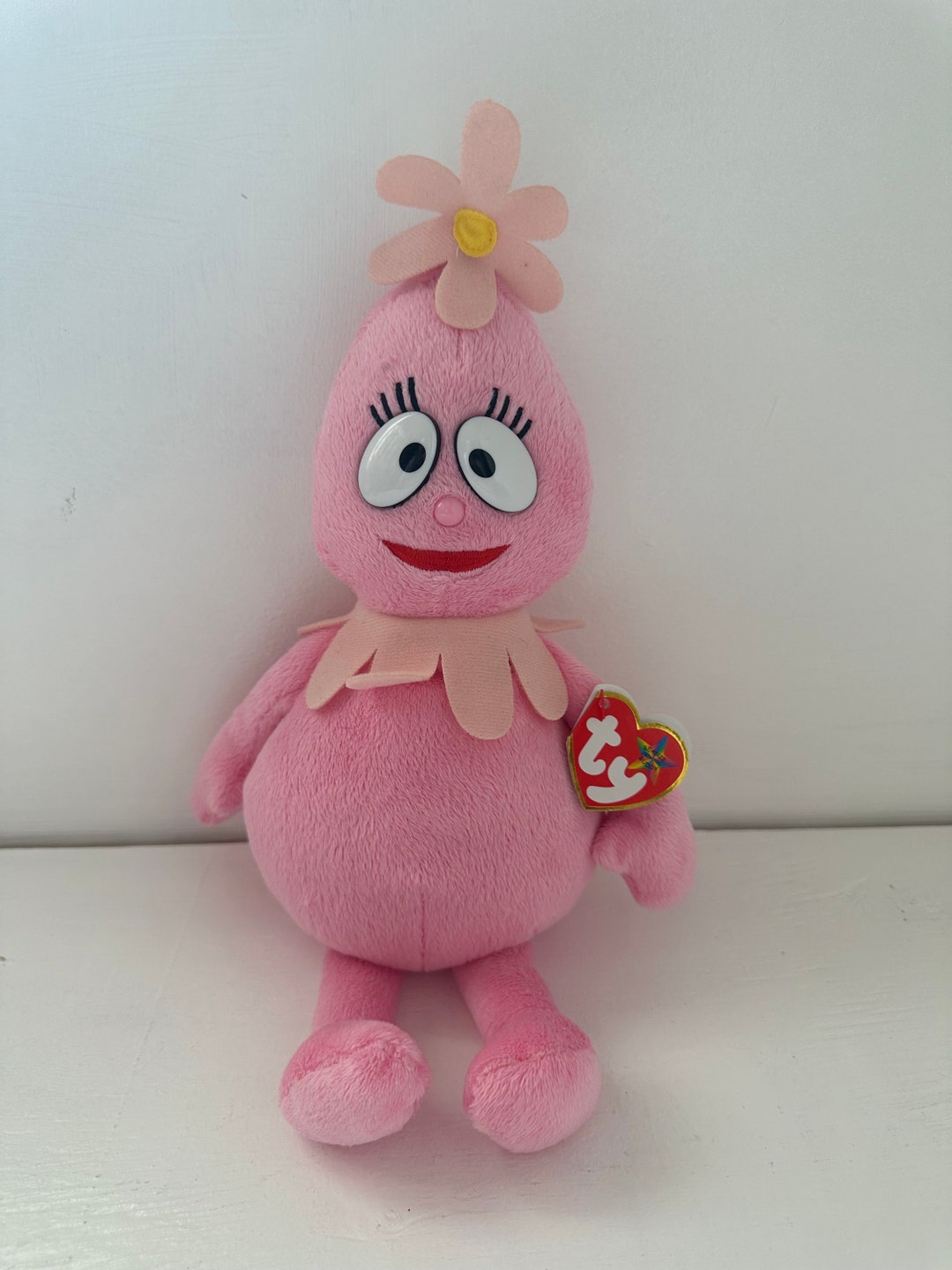 TY Beanie Buddy foofa the Pink Plush From TV Show Yo Gabba Gabba Rare ...