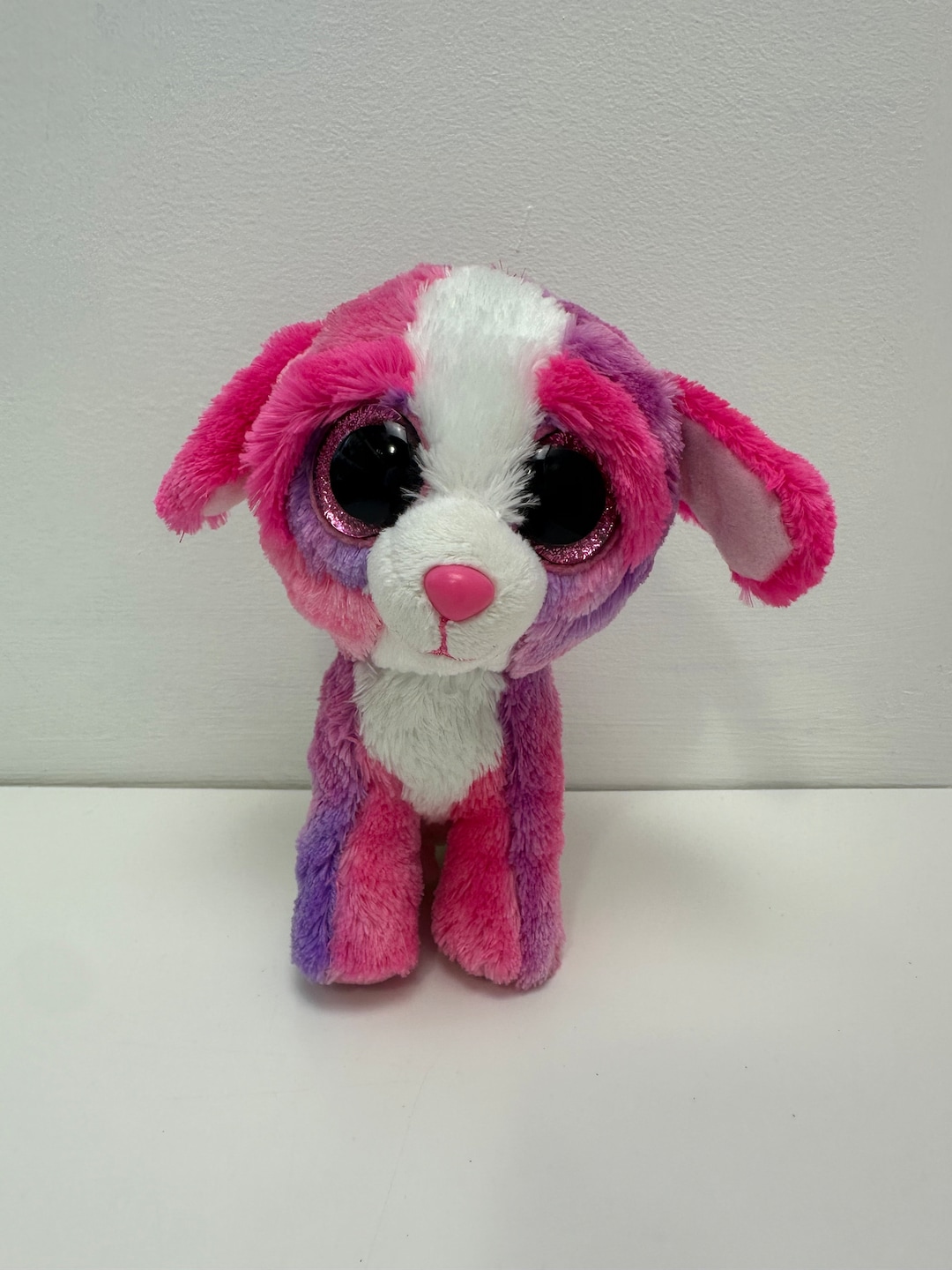 TY Beanie Boo “sherbet” the Colourful Dog - No Hang Tag (6 Inch) - Etsy