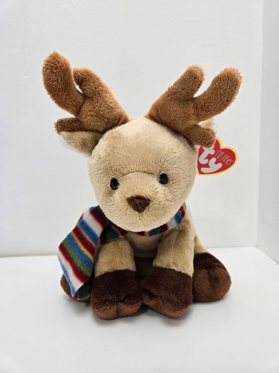Ty Pluffies spice the Reindeer Barnes and Noble Exclusive 10 Inch - Etsy