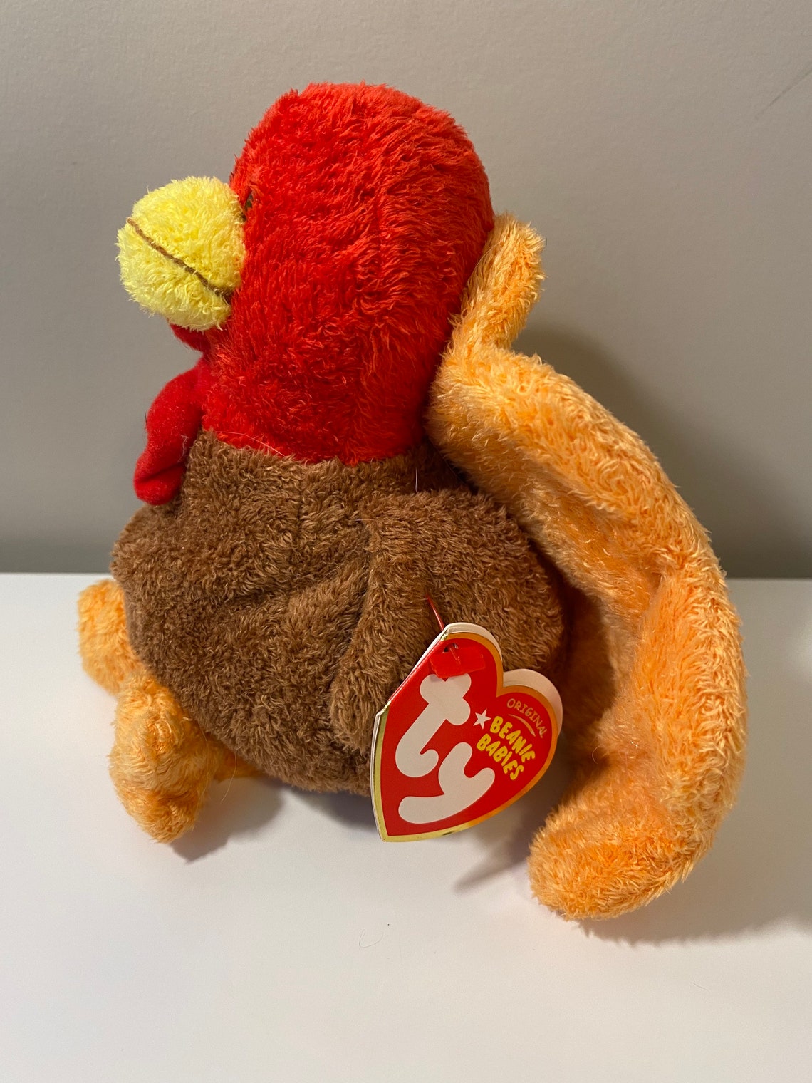 TY Beanie Baby gobbled the Turkey 6.5 Inch - Etsy