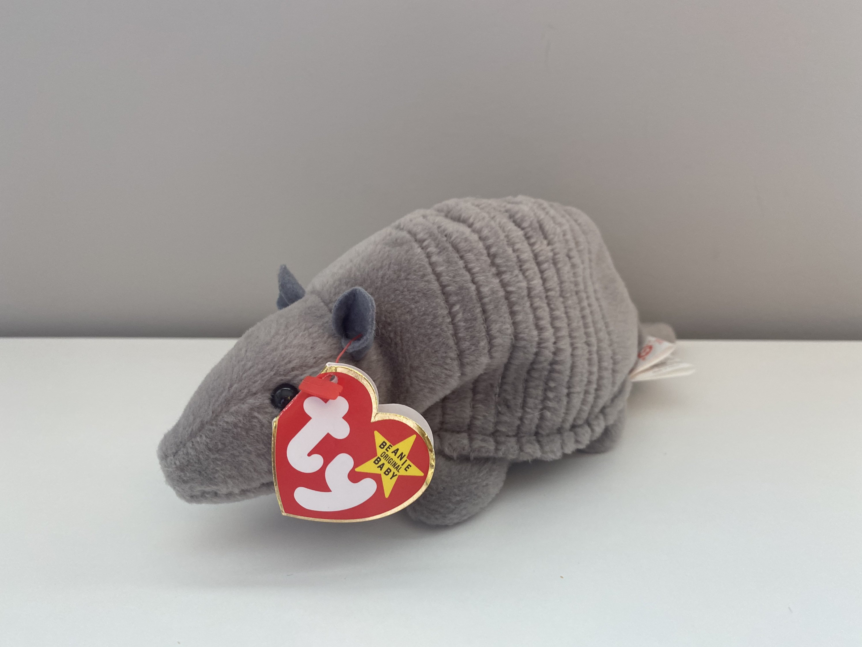 TY Beanie Baby Tank the Armadillo 9 shell version 8 | Etsy
