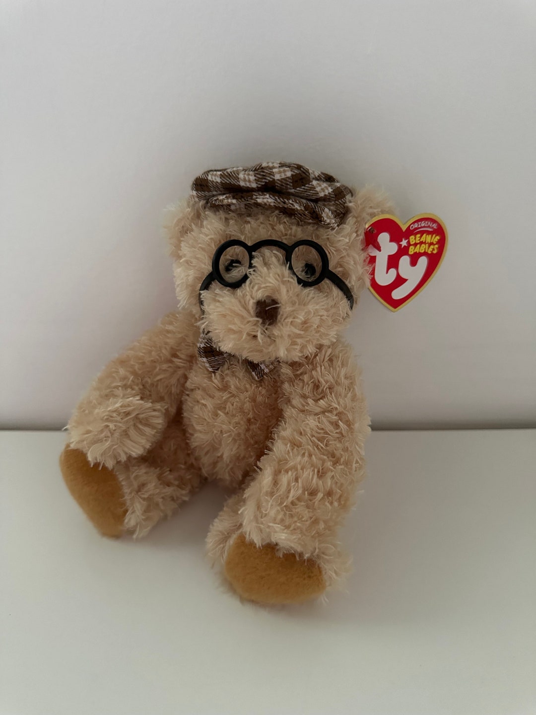 Ty Beanie Baby “papa” the Grandfather Bear Wearing Glasses - Hallmark ...