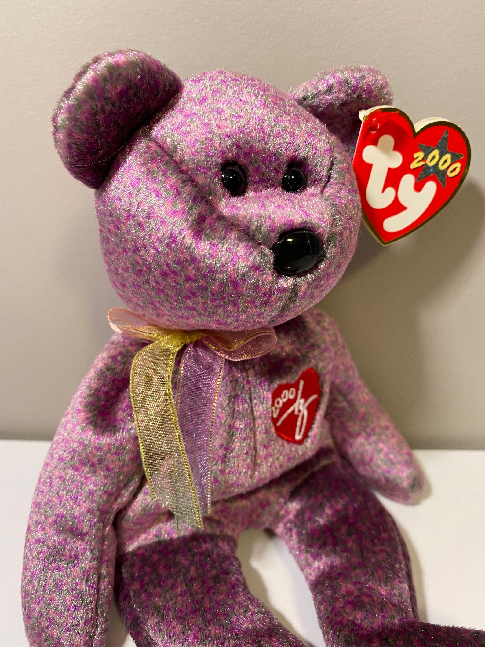TY Beanie Baby 2000 Signature Bear 8.5 Inch - Etsy