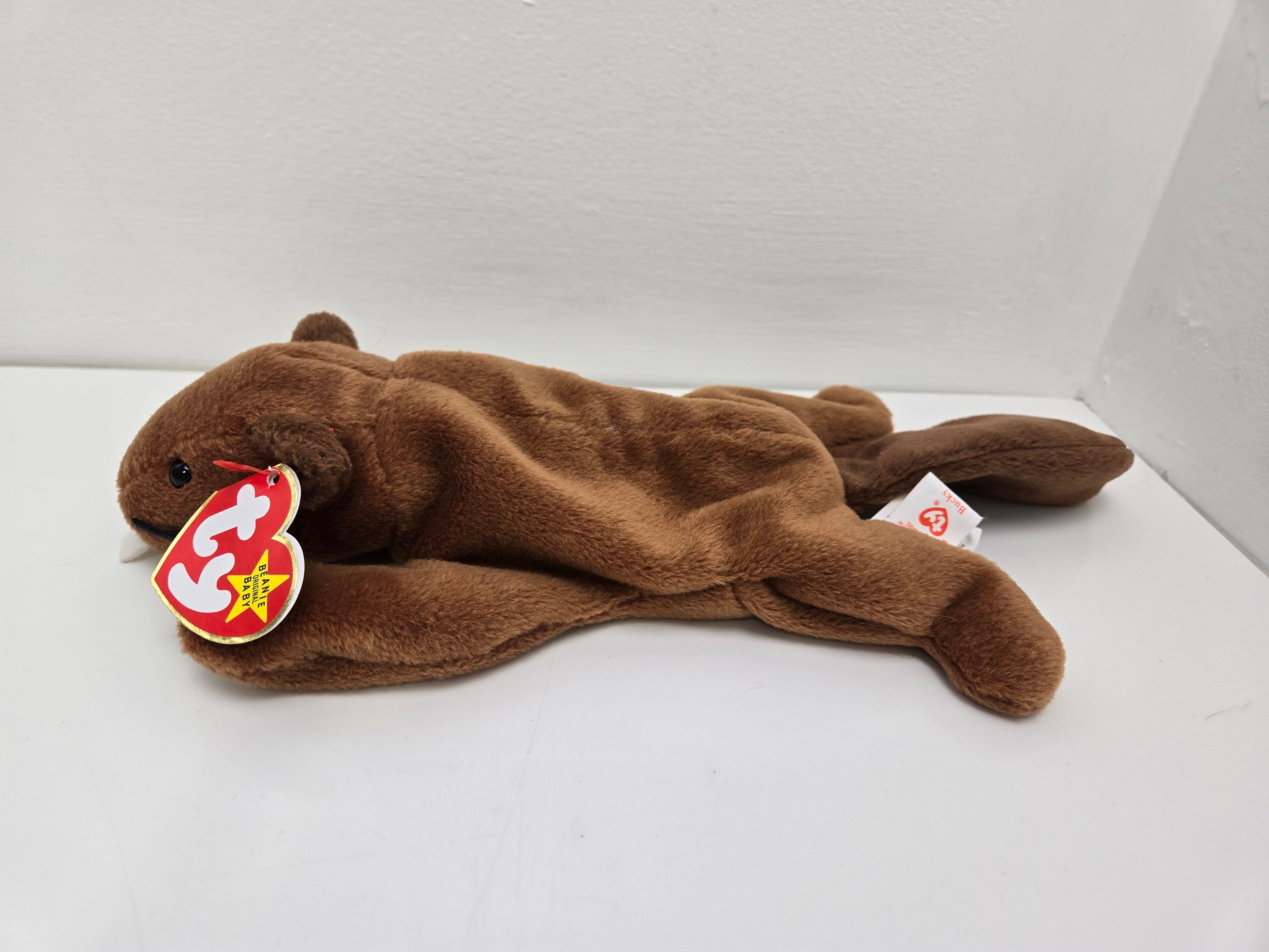 Ty Beanie Baby “bucky” the Beaver (8.5 Inch) - Etsy