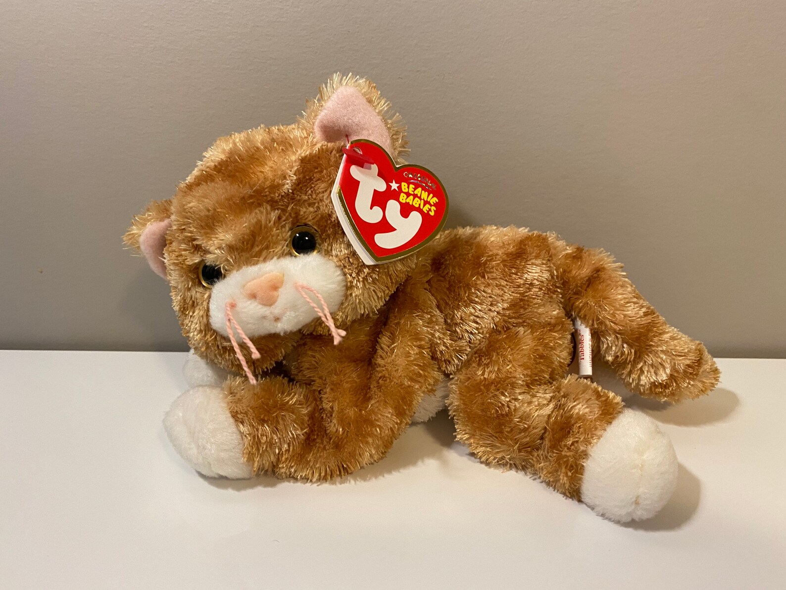 TY Beanie Baby tabbles the Tabby Cat rare 6 Inch - Etsy