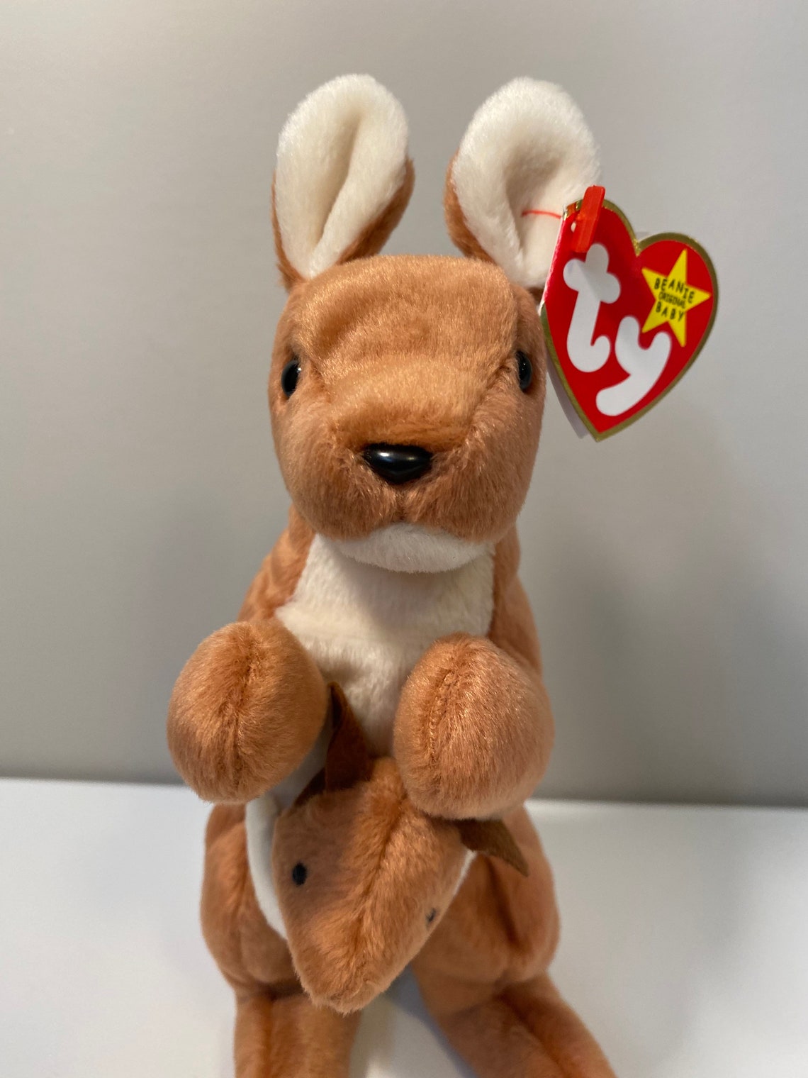 TY Beanie Baby pouch the Kangaroo 7 Inch | Etsy