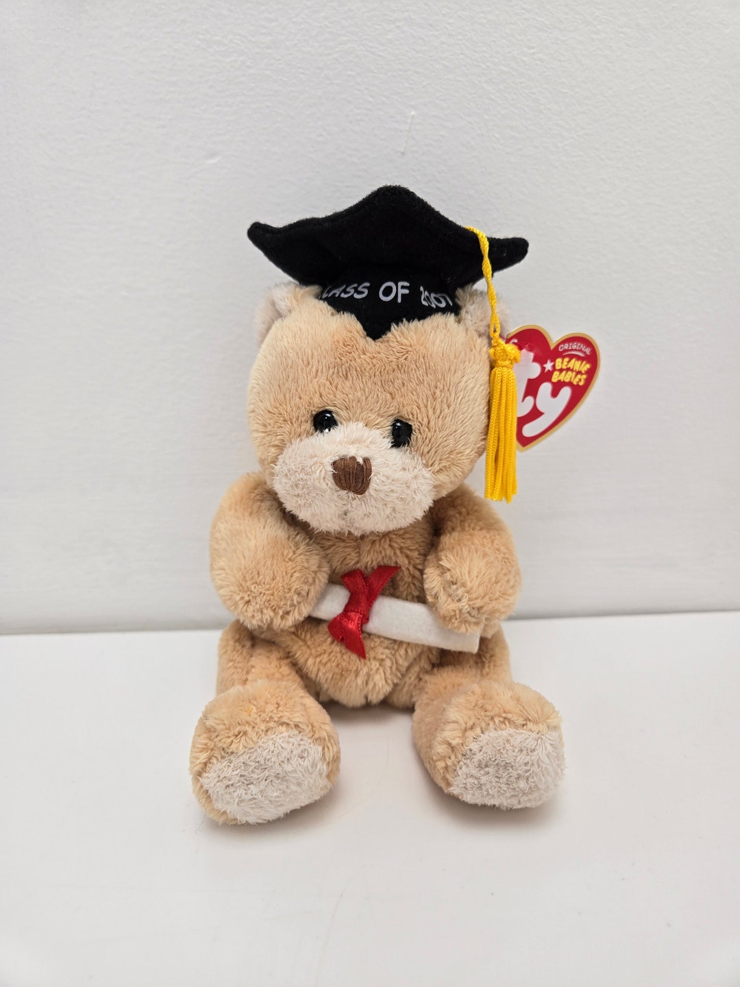 Ty Beanie Baby “scholar” the Graduation Bear With Graduation Hat (6 ...