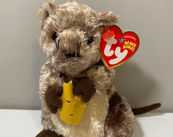 TY Beanie Baby breadcrumbs the Mouse Beanie Baby of the Month 6 Inch - Etsy