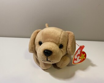 Yellow Plush Dog | Etsy