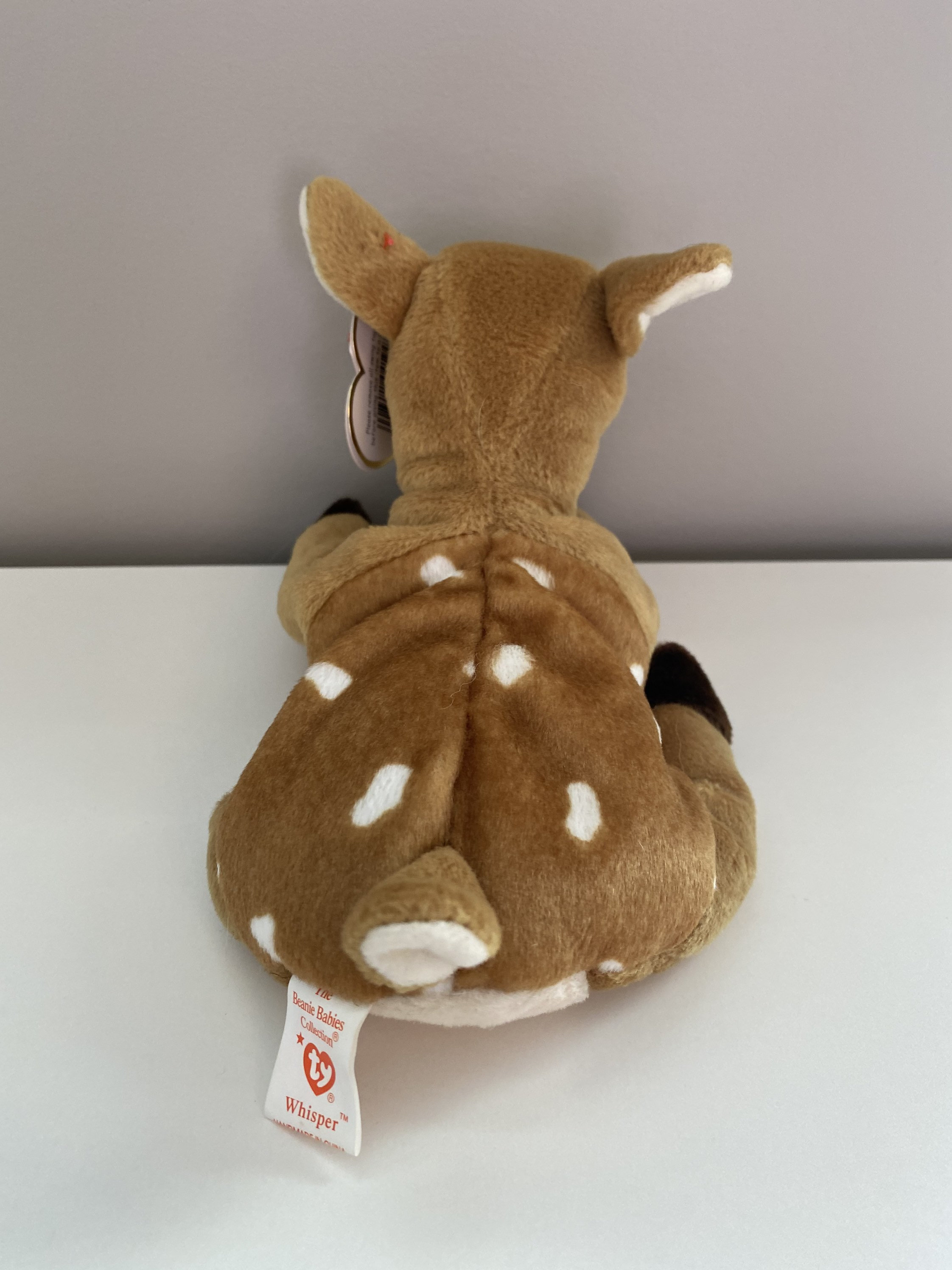TY Beanie Baby whisper the Deer 6.5 Inch - Etsy UK