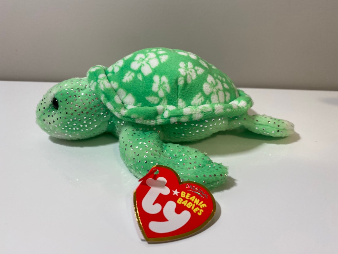 TY Beanie Baby sunrise the Turtle 6 Inch - Etsy